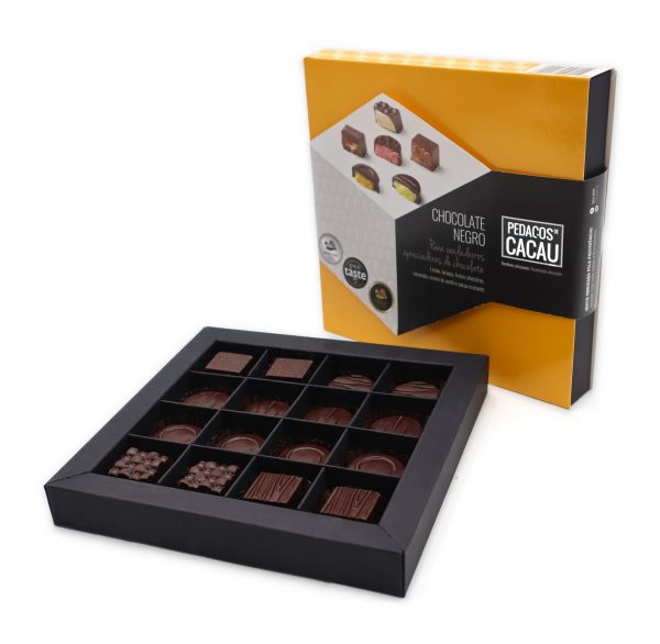 Caixa 25 Bombons Gourmet - Pedaços de Cacau