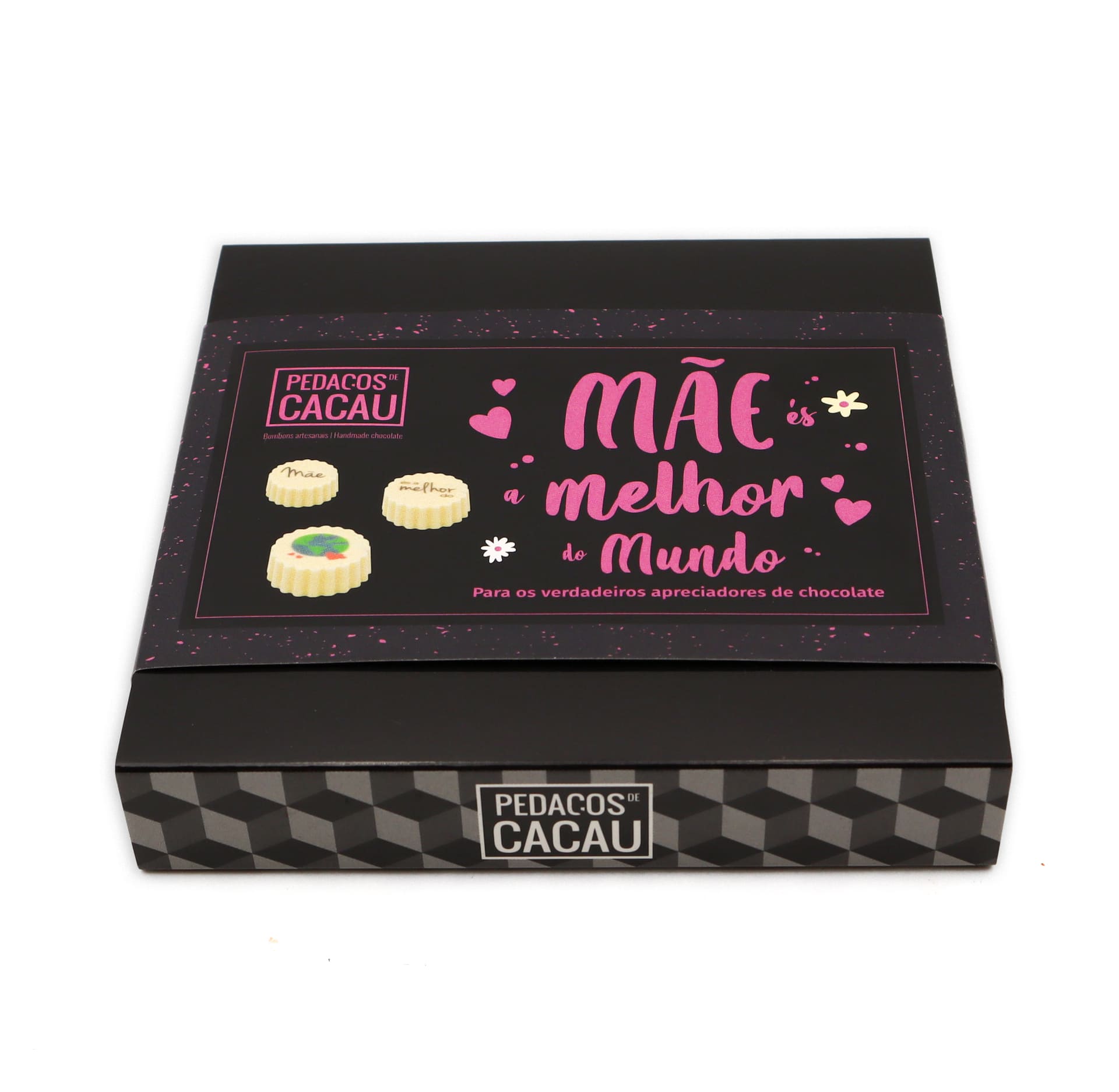 Caixa 9 Chocolates Pai - Sempre ao meu lado - Pedaços de Cacau